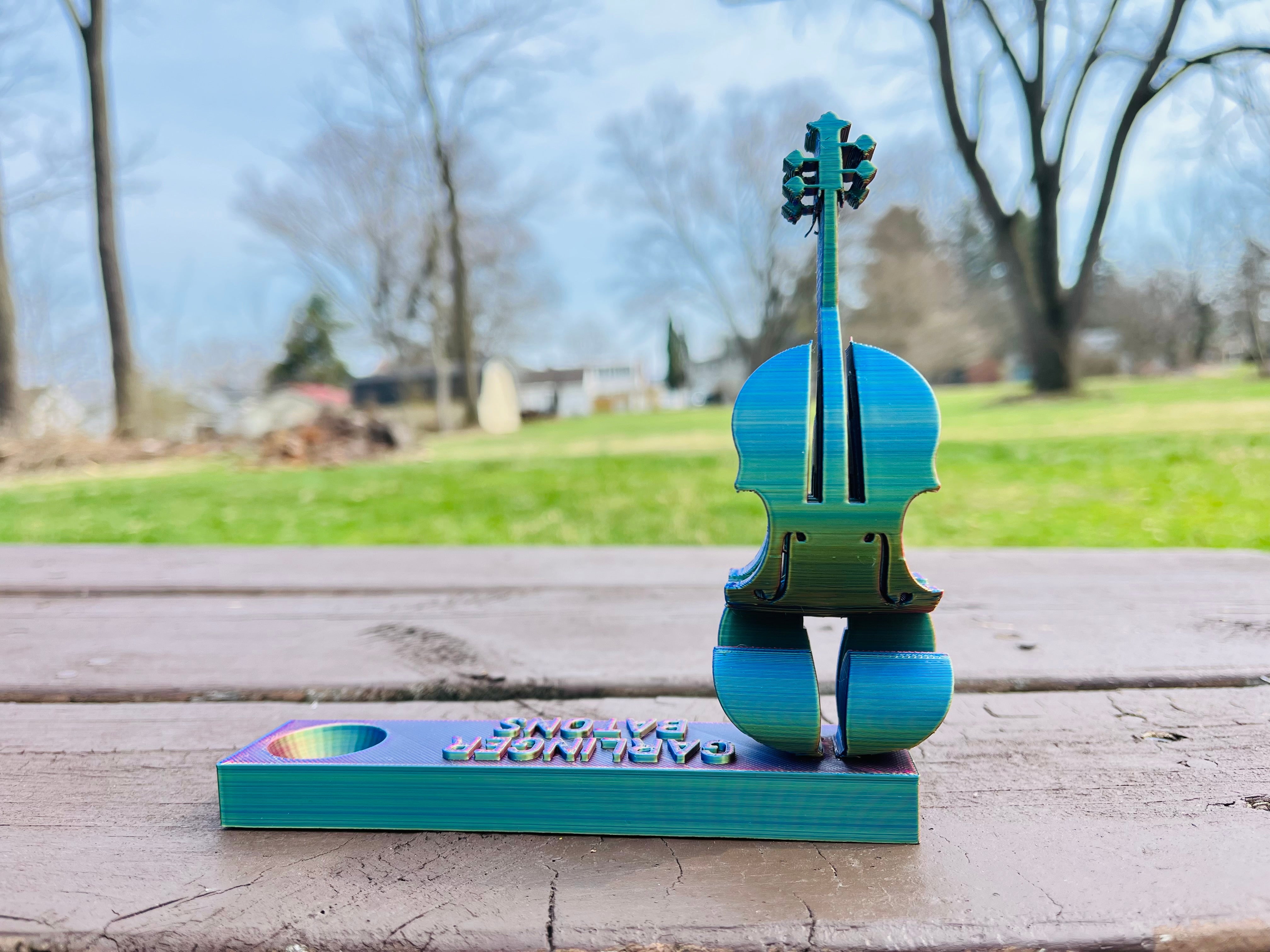 Violin & Treble Transforming Baton Stand STL File – Garlinger Batons