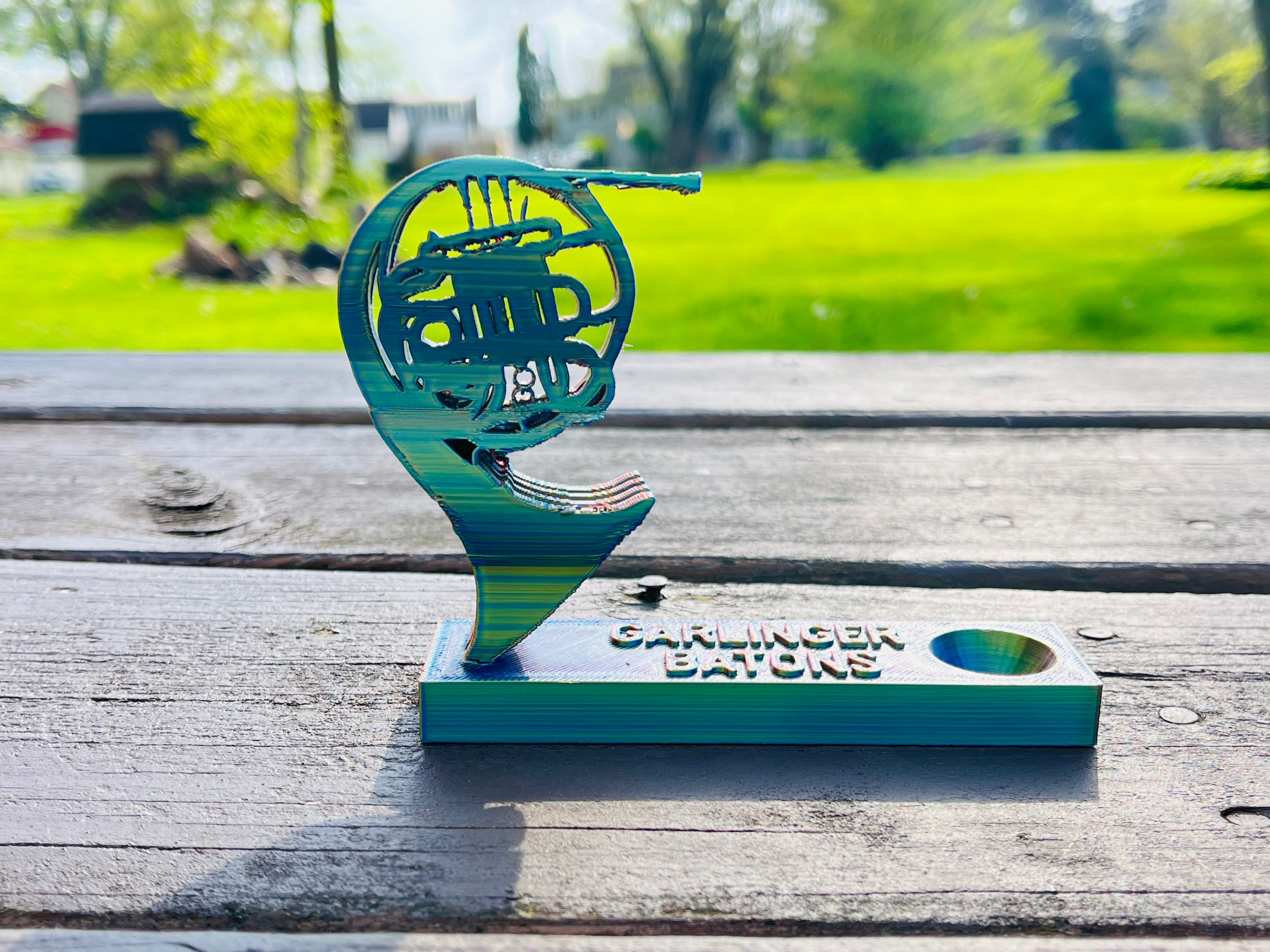 French Horn & Treble Transforming Baton Stand STL File – Garlinger Batons