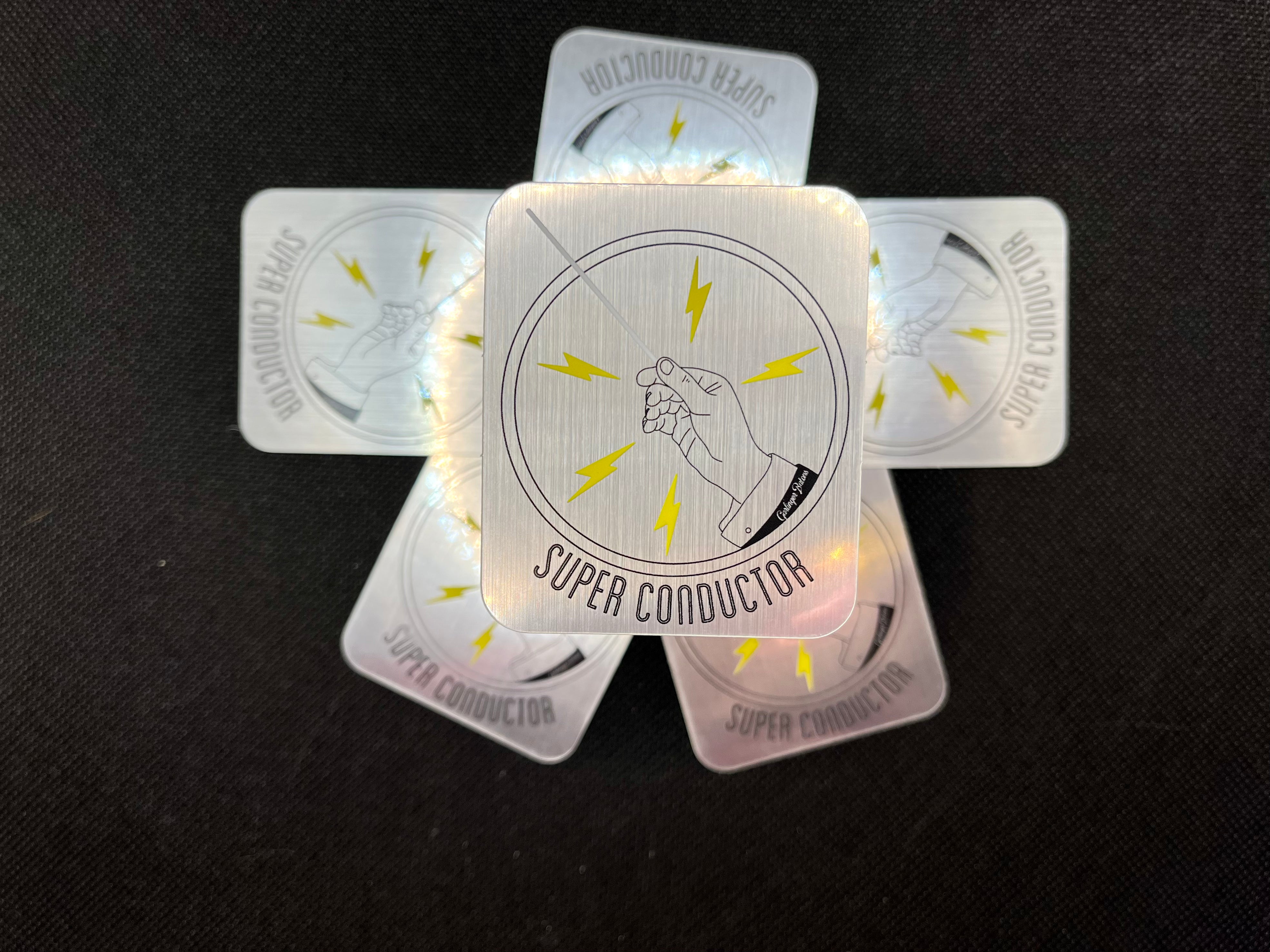 Super Conductor Brushed Aluminum Sticker – Garlinger Batons