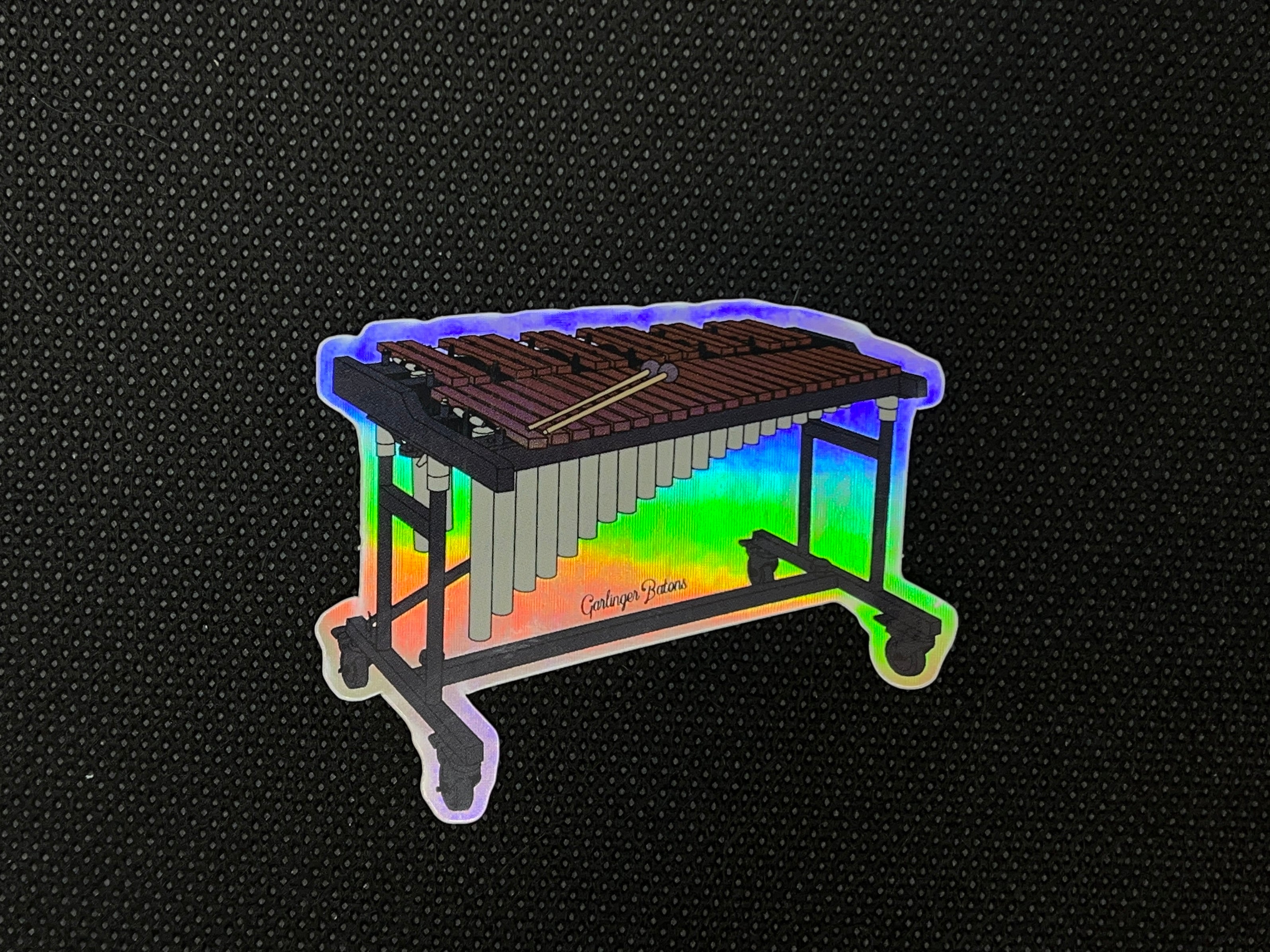 Marimba- Holographic Sticker – Garlinger Batons